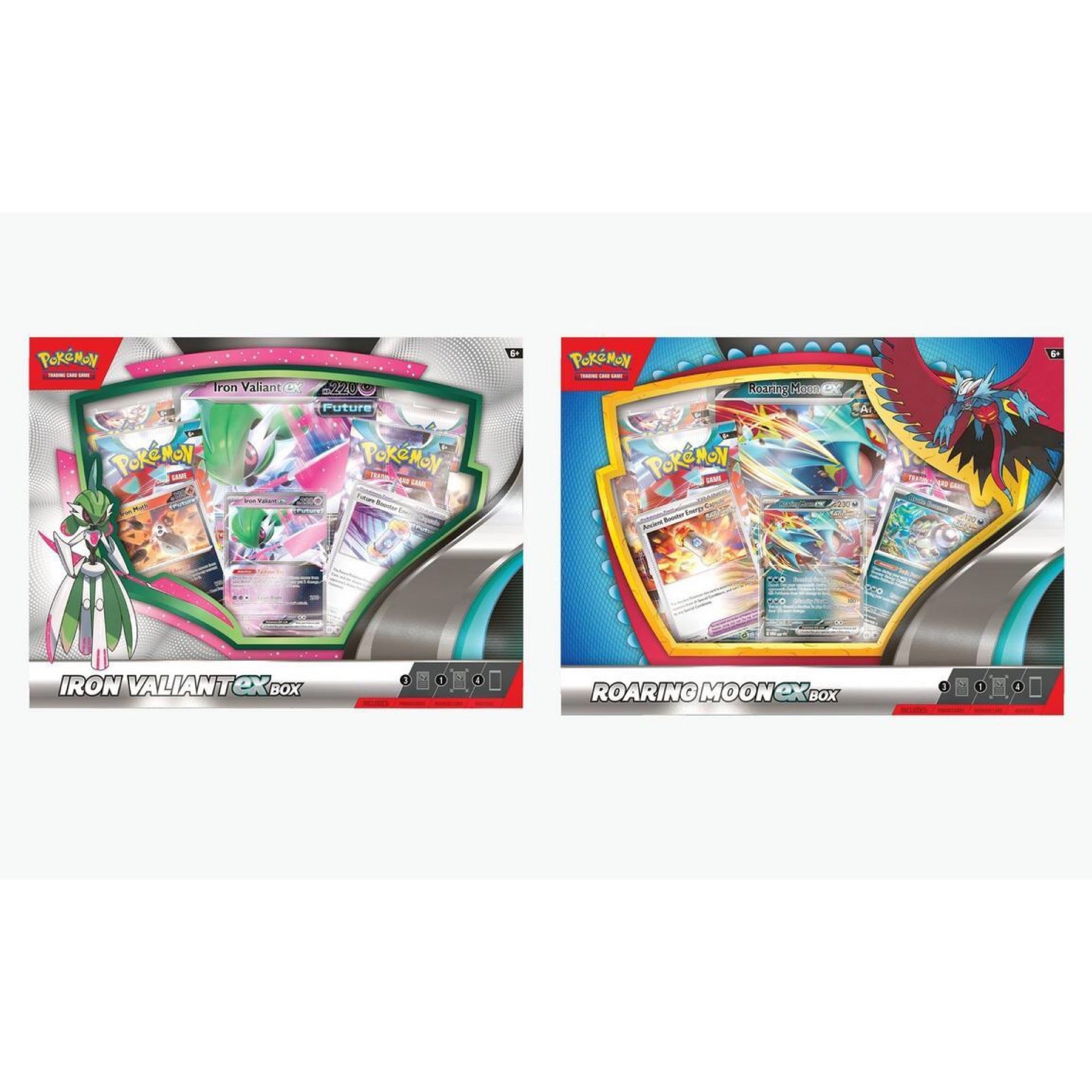 Pokémon ex Box: Roaring Moon ex or Iron Valiant ex Box | Treasure Coast ...